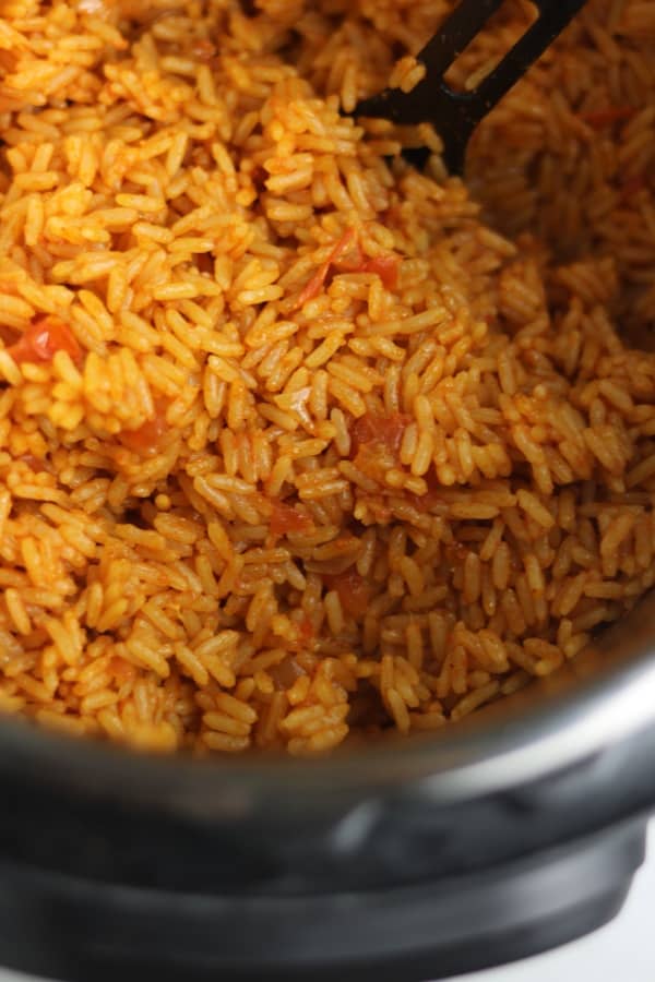 Instant Pot Spanish Rice Recipe| Mexican Rice - Recipe Vibes
