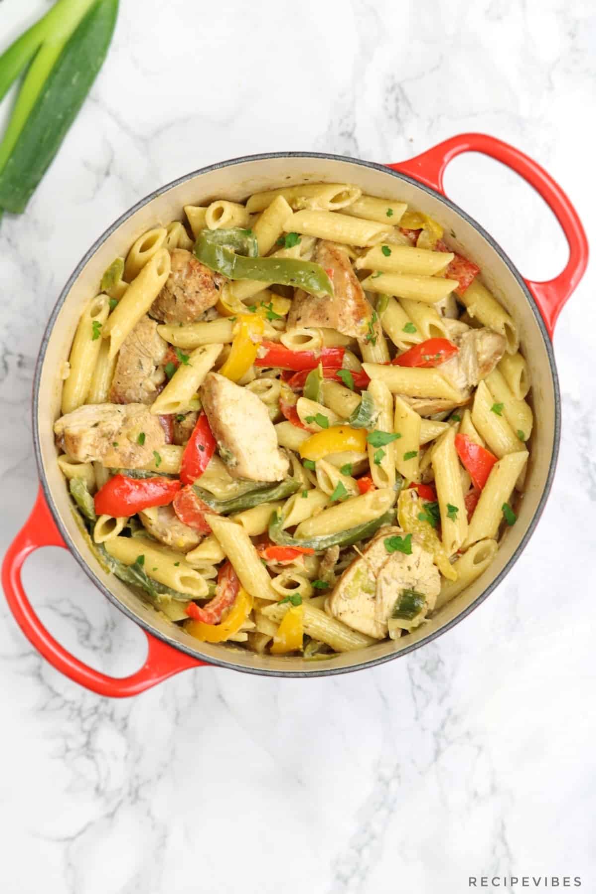 Jamaican Rasta Pasta Recipe | Jerk Chicken Pasta - Recipe Vibes