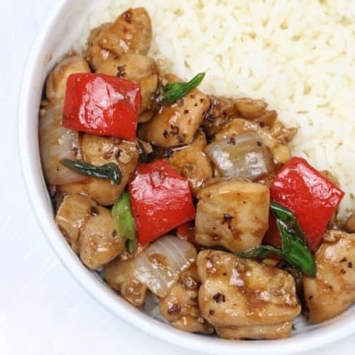 Chinese Black Pepper Chicken Recipe - Recipe Vibes