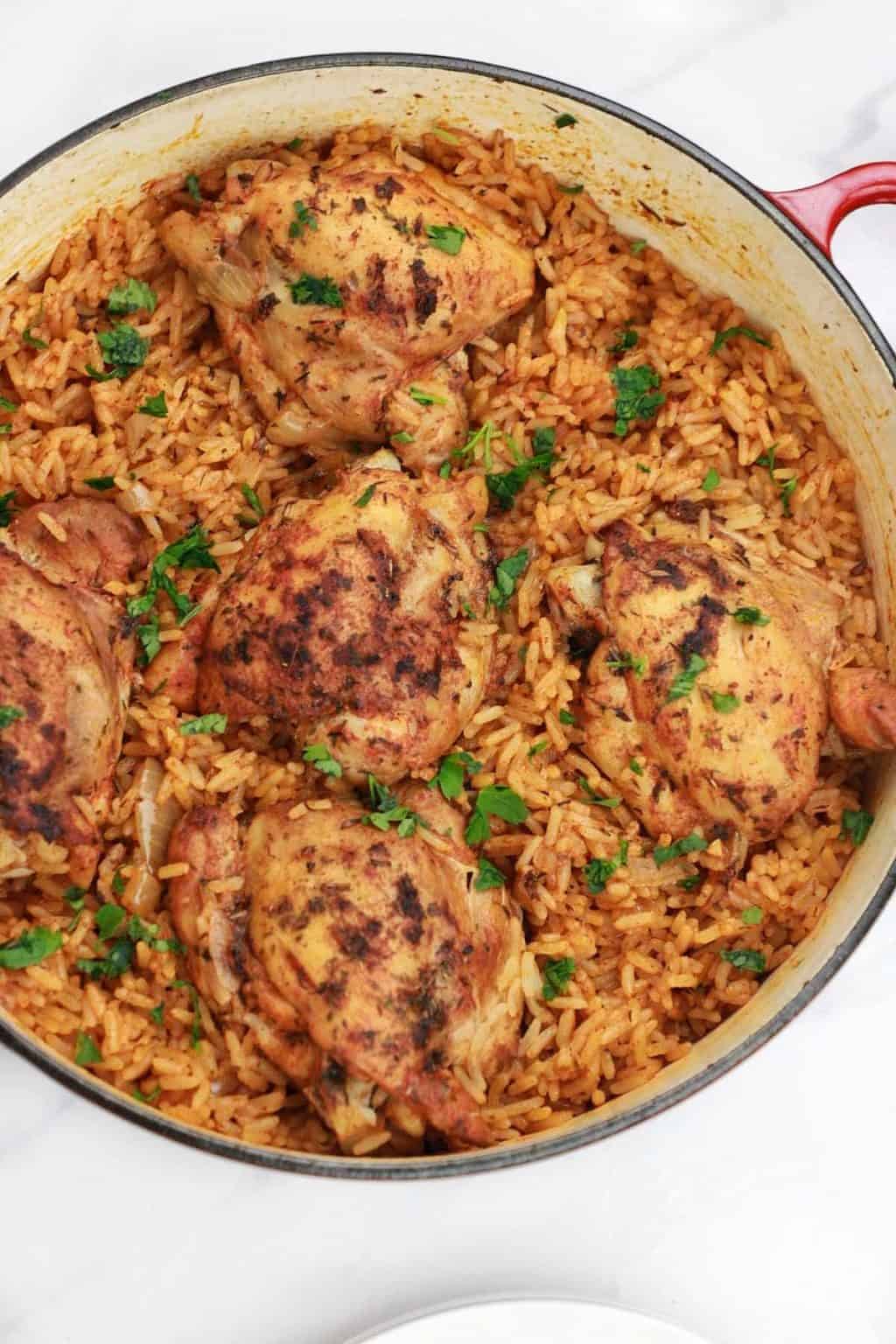 One Pot Chicken and Rice - Recipe Vibes