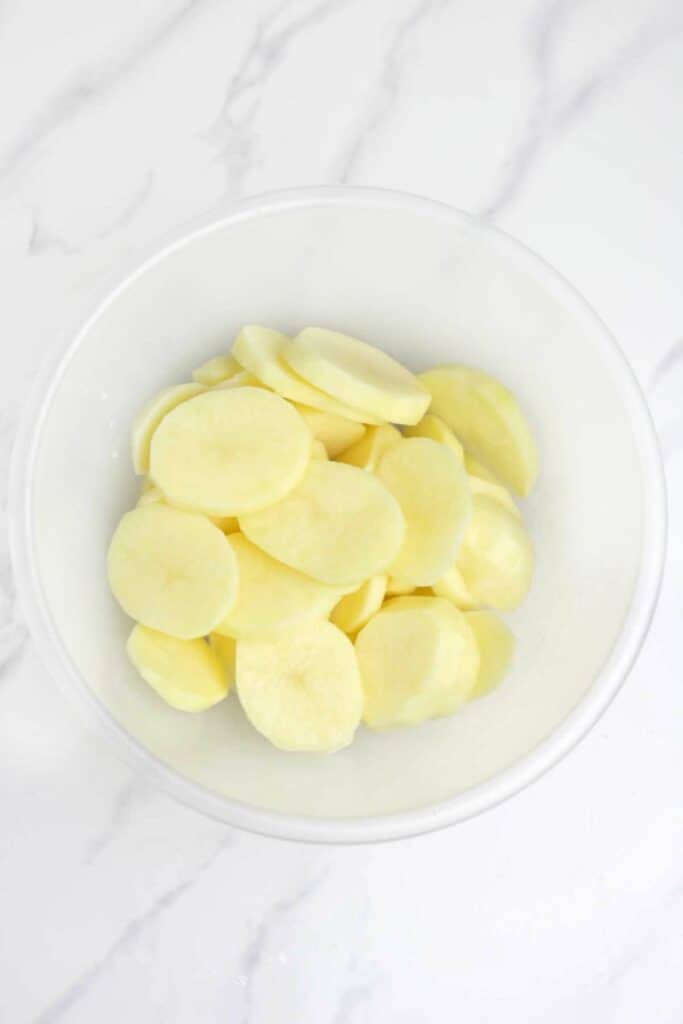 Baked Sliced Potatoes (Oven Baked Potato Slices) - Recipe Vibes