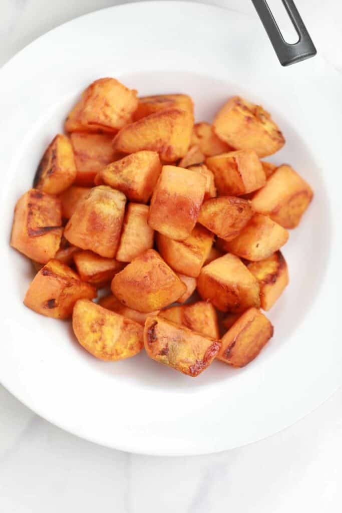Pan Fried Sweet Potatoes Recipe - Recipe Vibes