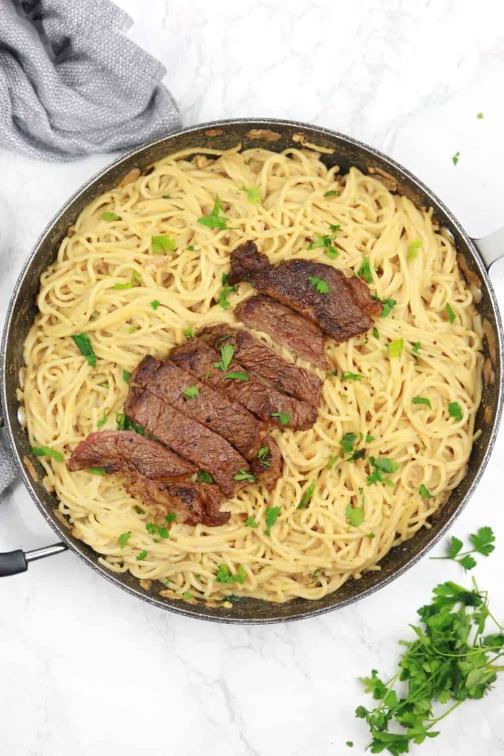 Steak Pasta Recipe - Recipe Vibes