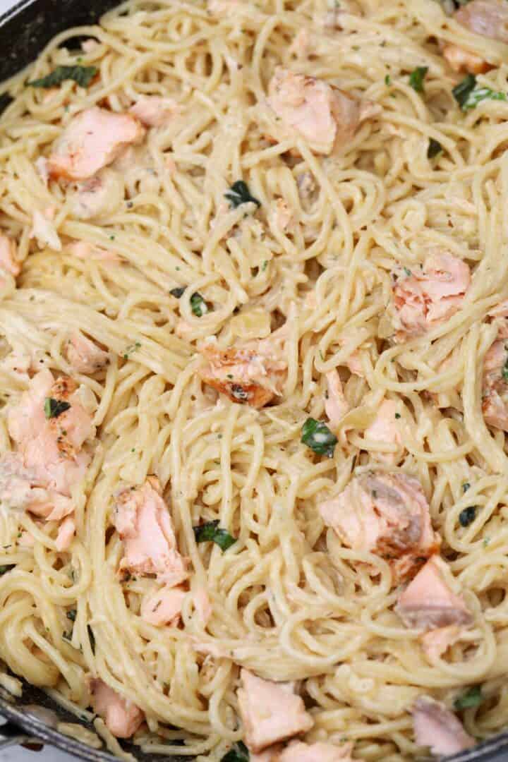 Creamy Salmon Pasta Recipe - Recipe Vibes