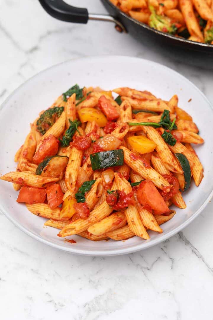 Easy Veggie Pasta Recipe - Recipe Vibes