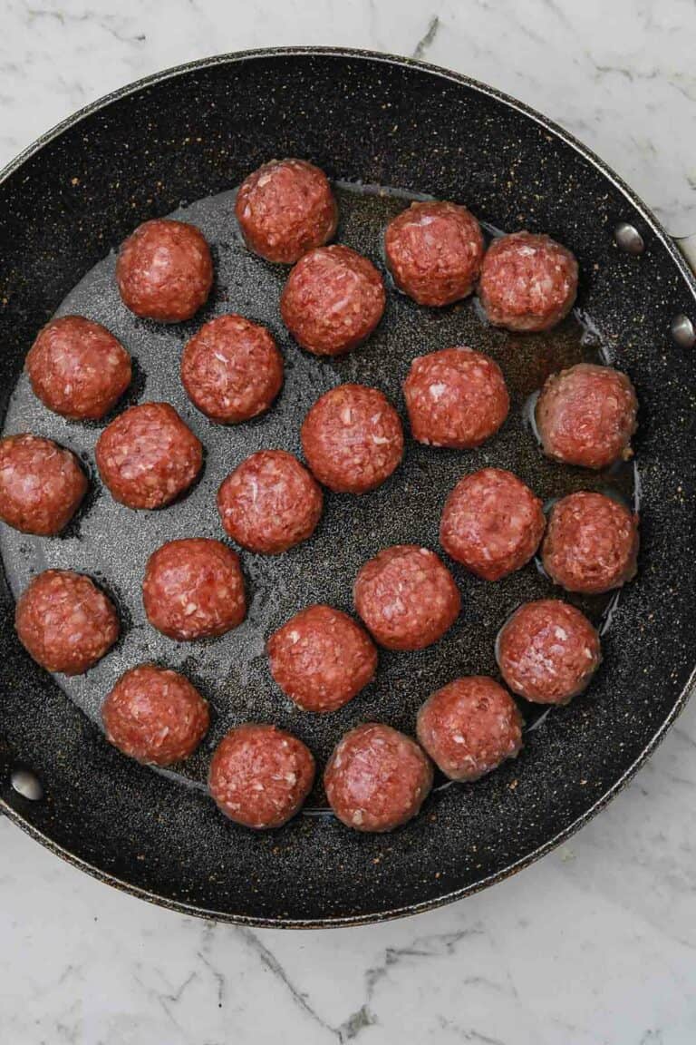 Pan Fried Meatballs Recipe - Recipe Vibes