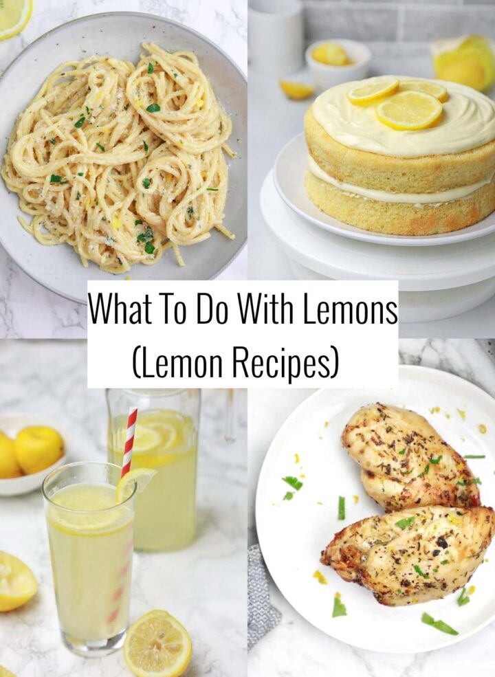What To Do With Lemons (Lemon Recipes) - Recipe Vibes