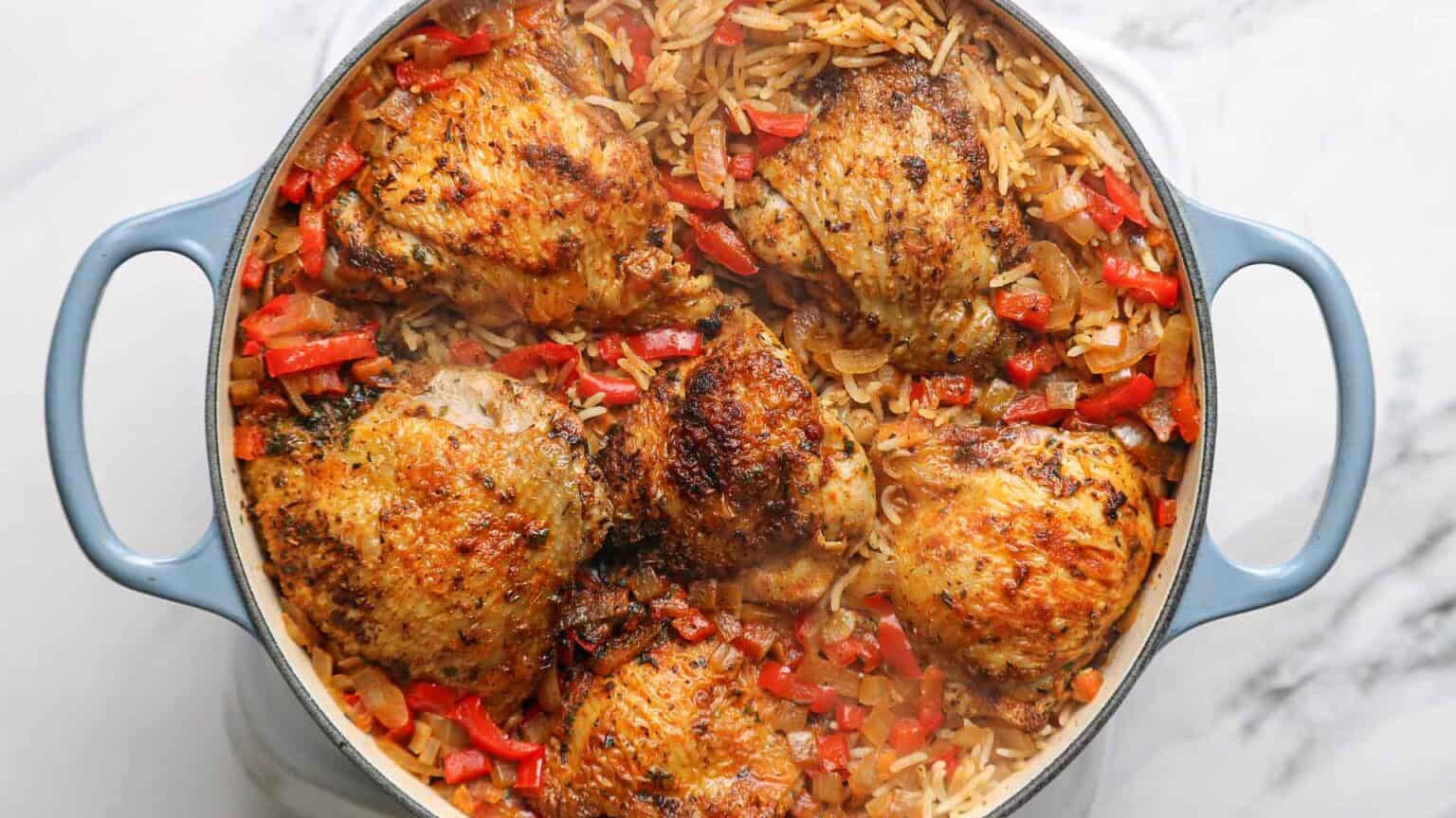 One Pot Cajun Chicken and Rice - Recipe Vibes